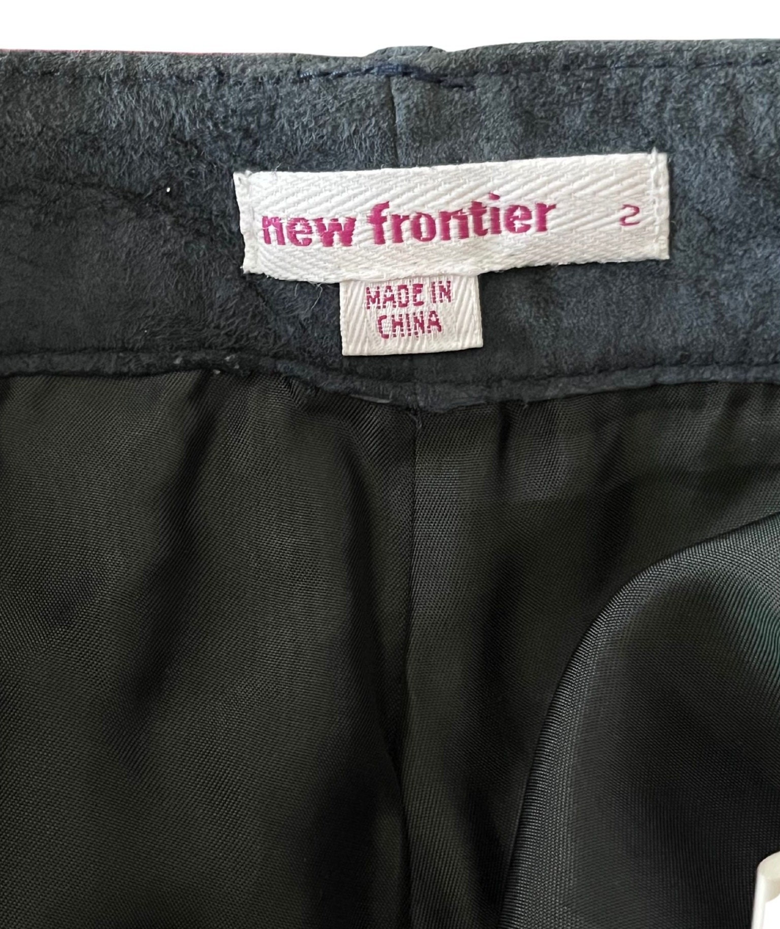 Vintage 1970s 80s Misses' New Frontier Suede Leather Pants FIVE COLORS ...