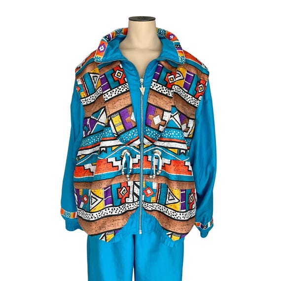 Vintage 1980s 90s Lavon Cheerful Corp. Turquoise Sout… - Gem