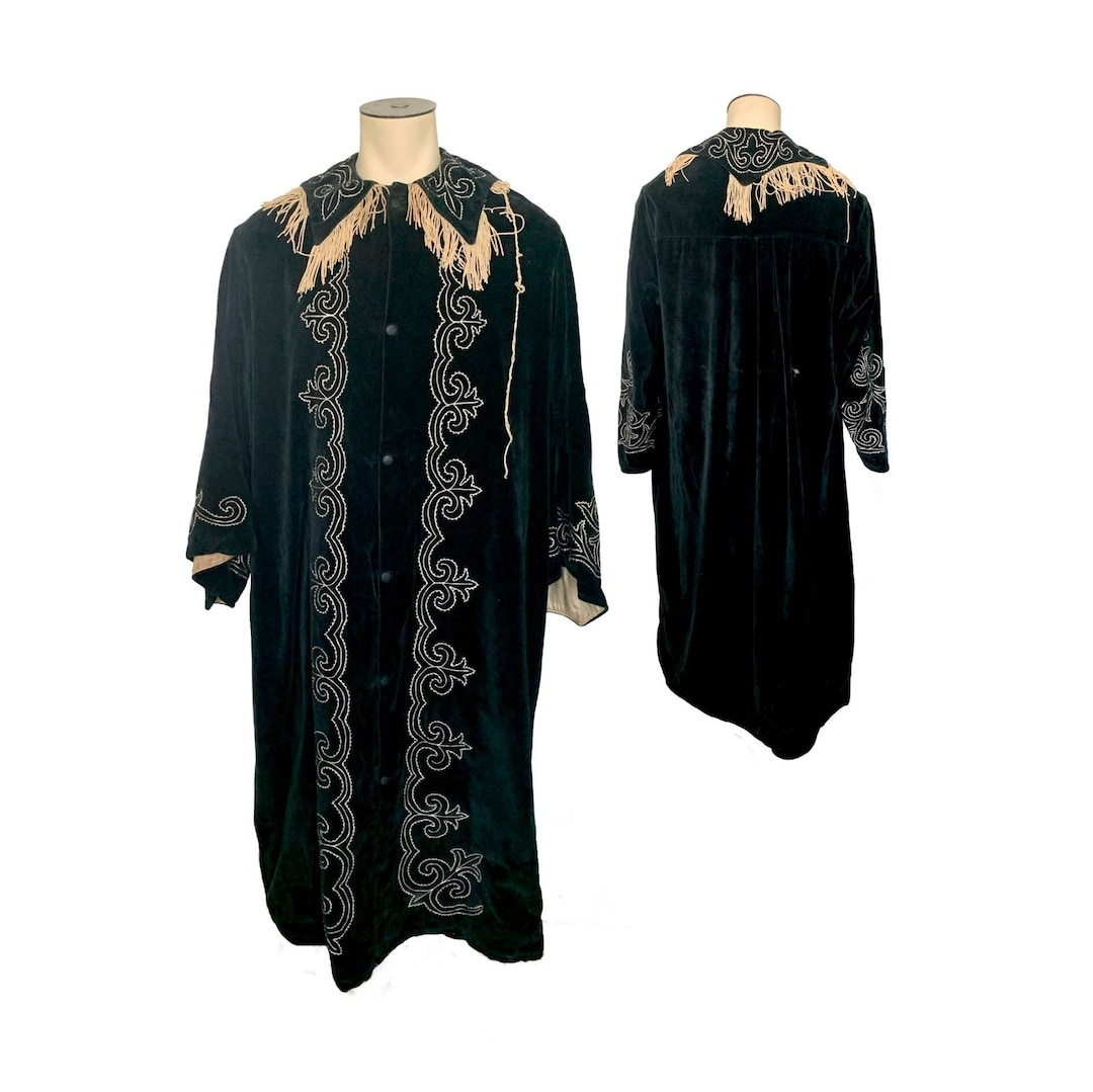 Vintage Antique 180os Early 1900s Odd Fellows conductor Ceremonial Robe ...