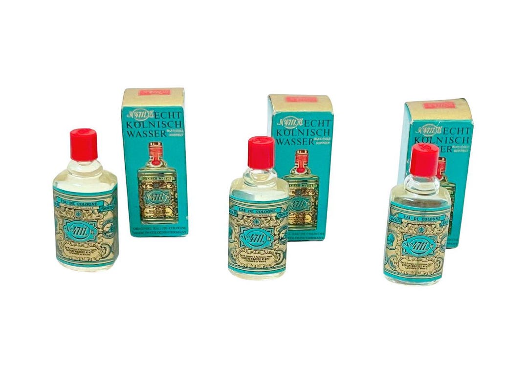 Vintage 1970s Sample Bottles of 4711 Eau De Cologne Mäurer & Wirtz 0.3 ...