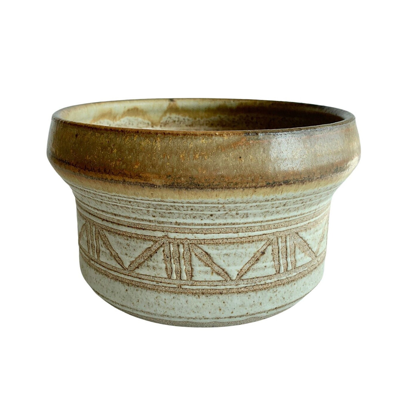 Ron Taylor Pottery Fine Vintage Mid Century Stoneware Art Pottery Vase