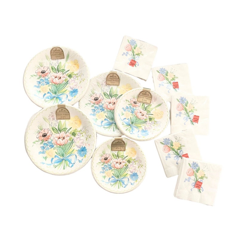 Vintage Paper Plate - Etsy