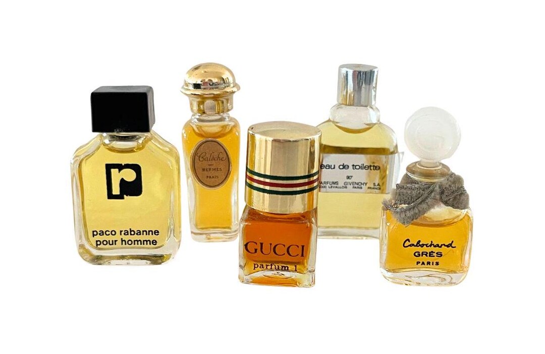 Vintage 1970s 80s Assorted Mini Sample Perfume Products // Grès Hermes ...