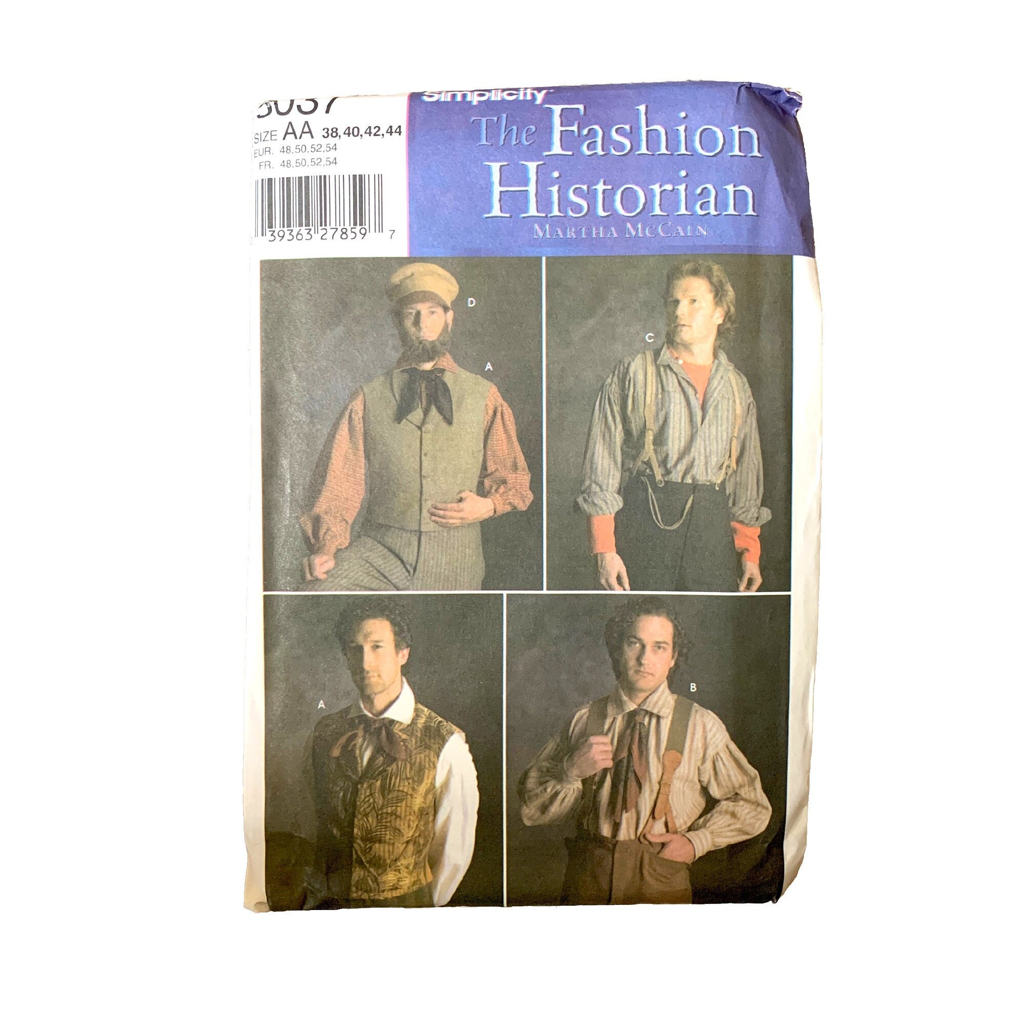 Craft Supplies & Tools Sewing UNCUT Simplicity The Fashion Historian ...