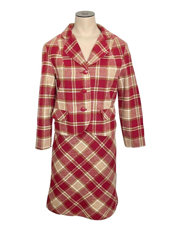 Vintage 1950s 60s Robbie Rivers Pert Petites Maroon C… - Gem