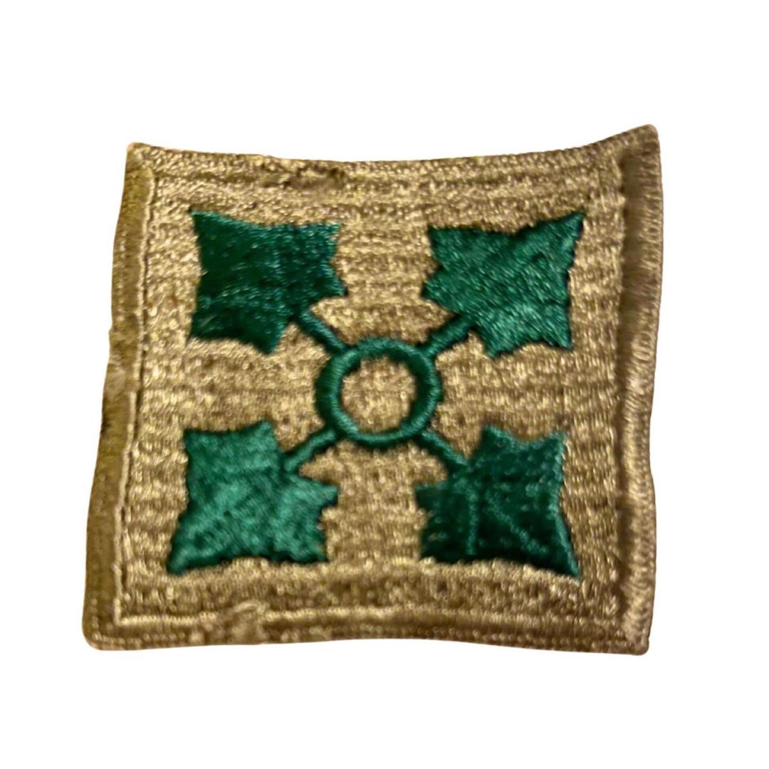 Vintage 1940s Original WWII US Army 4th Infantry Division Shoulder ...
