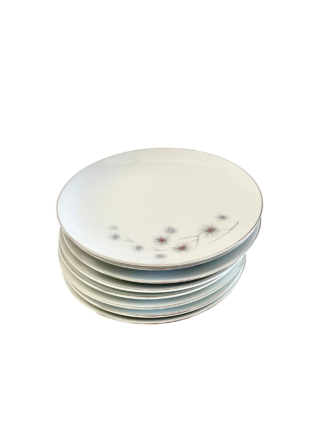 Vintage 1950s Creative Fine China 8 Starburst Pattern 1014 6.25" Bread ...
