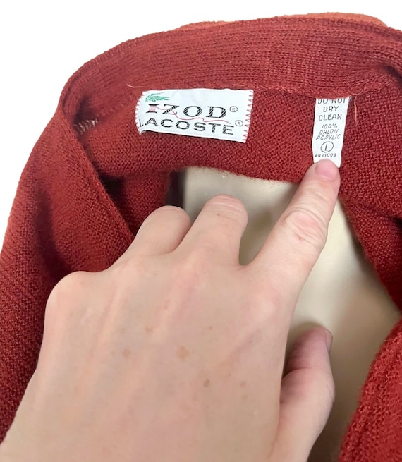 Vintage 1970s 80s Izod Lacoste Men's Acrylic Grandpa… - Gem