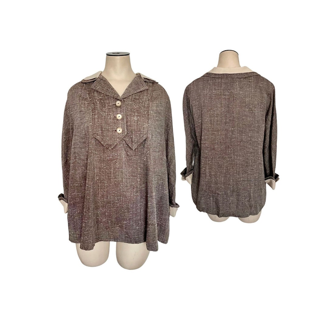 Vintage 1950s Phil Jacobs of Kansas City Brown Mid-century Style ...