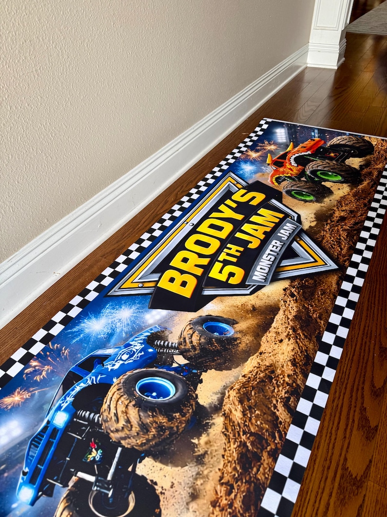 6ft X 2ft Printed Monster Jam Banner - Etsy