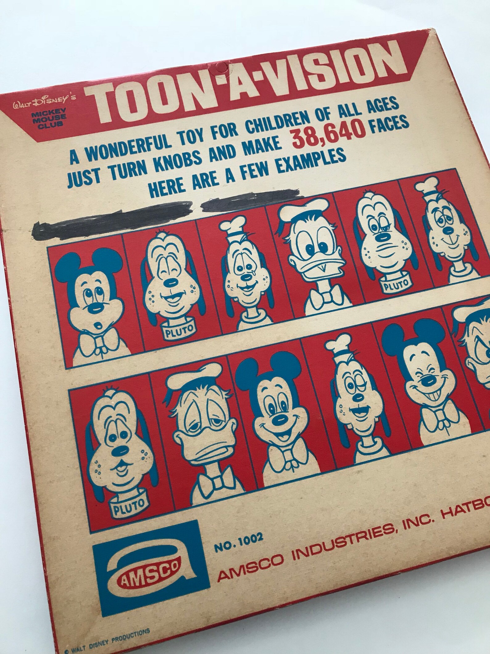 Walt Disney Toon-a-vision 1960s AMSCO Mickey Mouse Club - Etsy