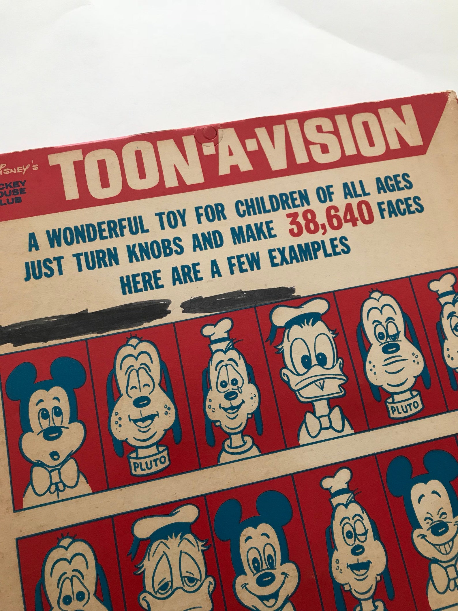 Walt Disney Toon-a-vision 1960s AMSCO Mickey Mouse Club - Etsy