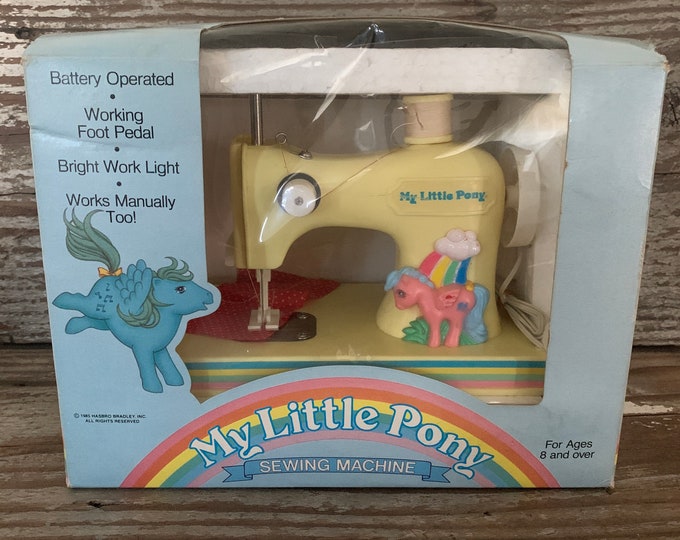 My Little Pony Sewing Machine 1985 Retro Kids Cartoon Collectibles - Etsy