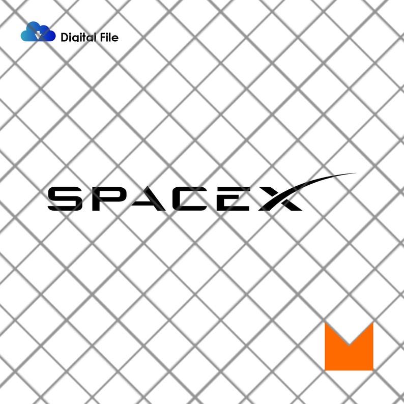 Spacex Logo - Digital Vector Silhouette | Pro Files Svg Dxf Png Ai Eps ...