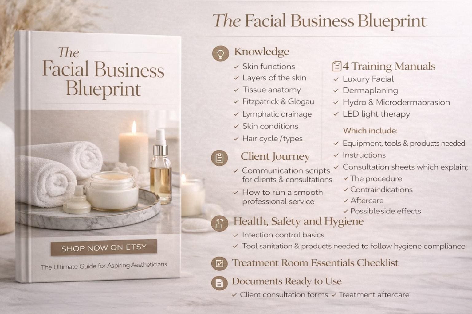 The Facial Business Blueprint - Etsy UK
