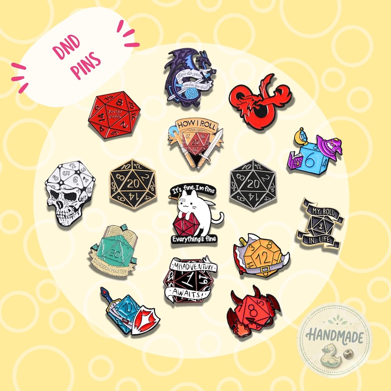 Mystery Dnd Pins - Etsy