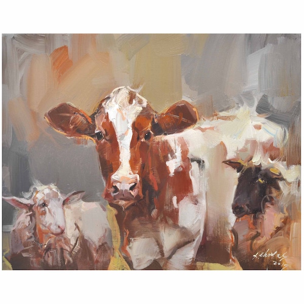 Sheep Painting - Etsy