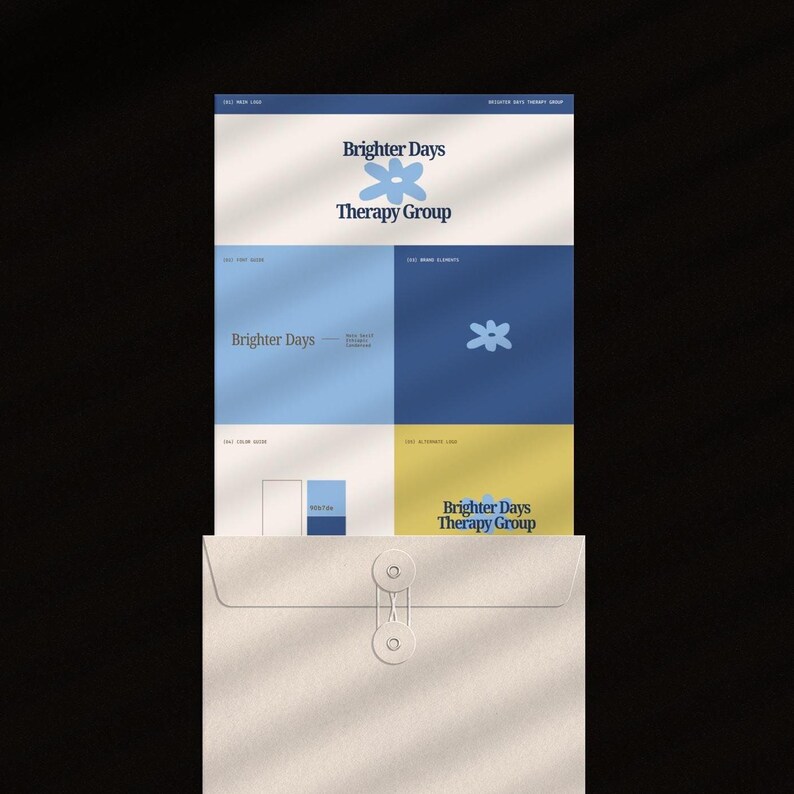 Therapy Group Logo Design, Custom Counseling Branding, Premade ...