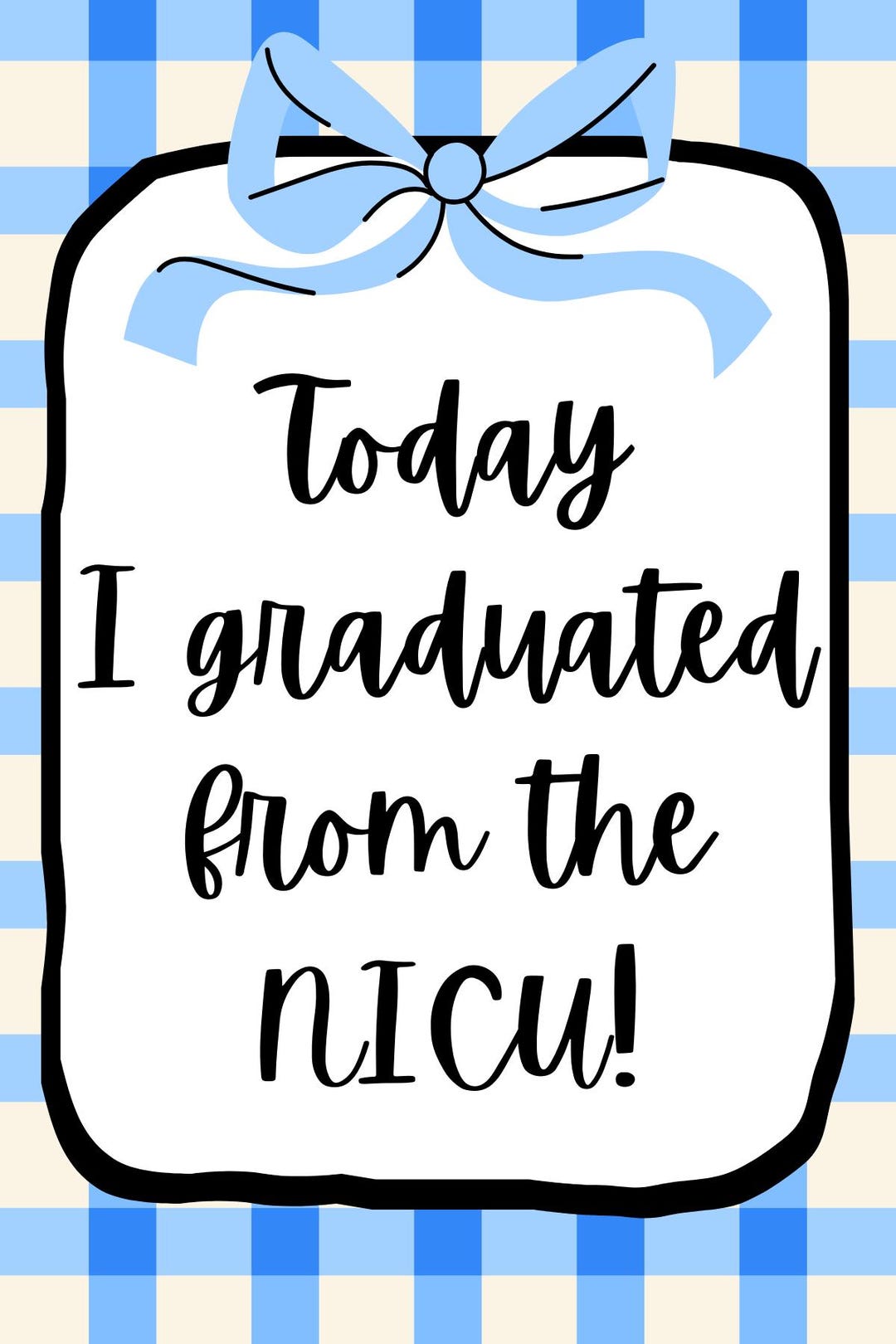 NICU Milestone Cards Printable – 25 Milestones – Preemie Baby Digital ...