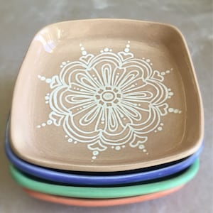 Set of 4 Small Plates - Etsy