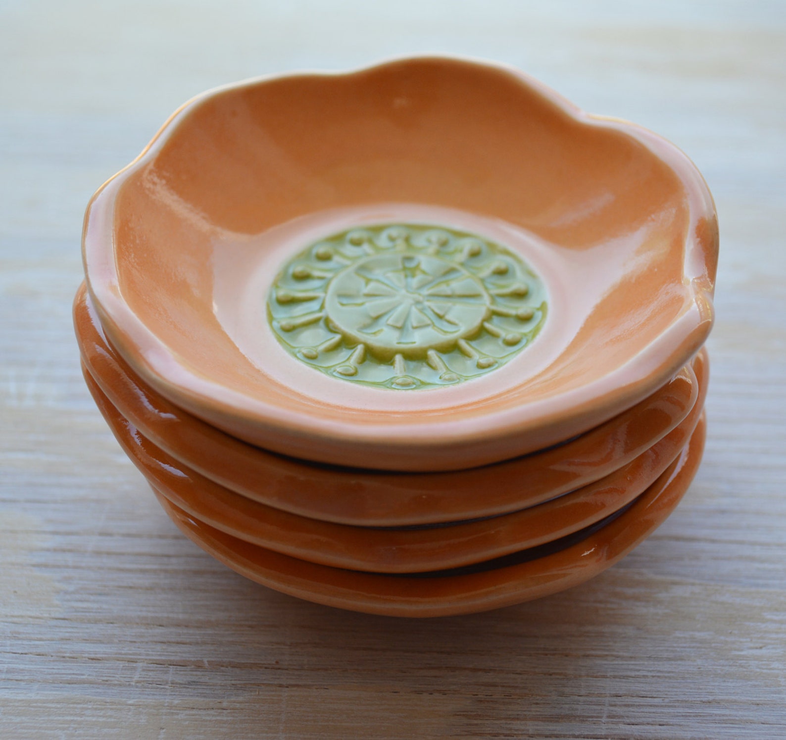 Tiny Poppy Bowl Set, Dipping Bowls - Etsy