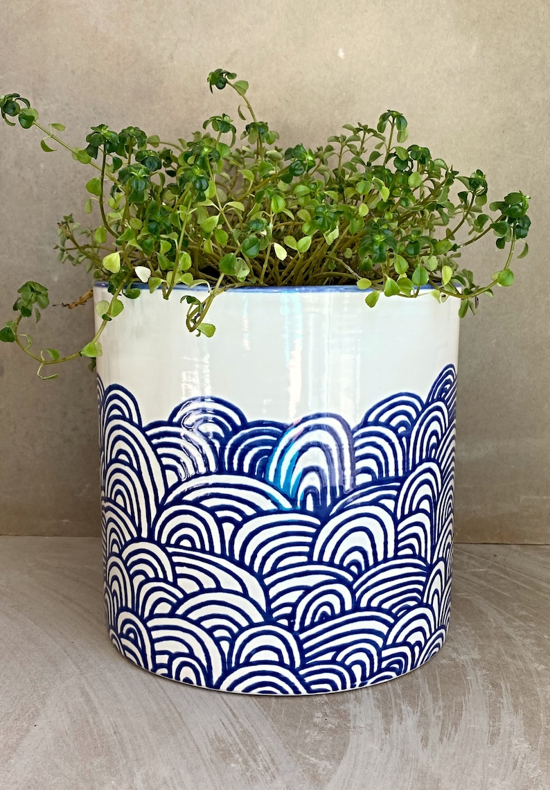 Handmade to Order 8” Ceramic Planter - Etsy