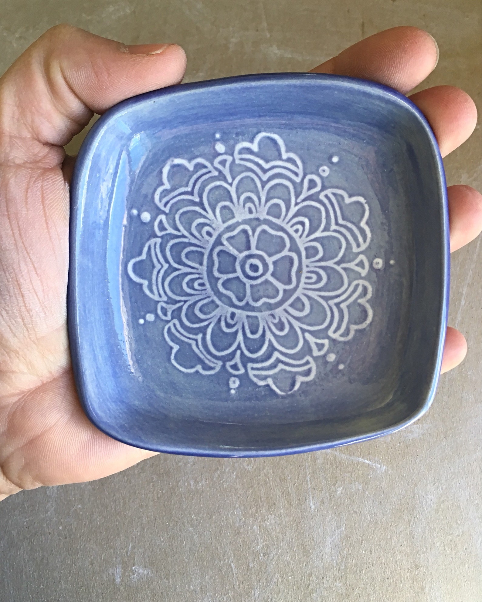 Set of 4 Small Plates - Etsy