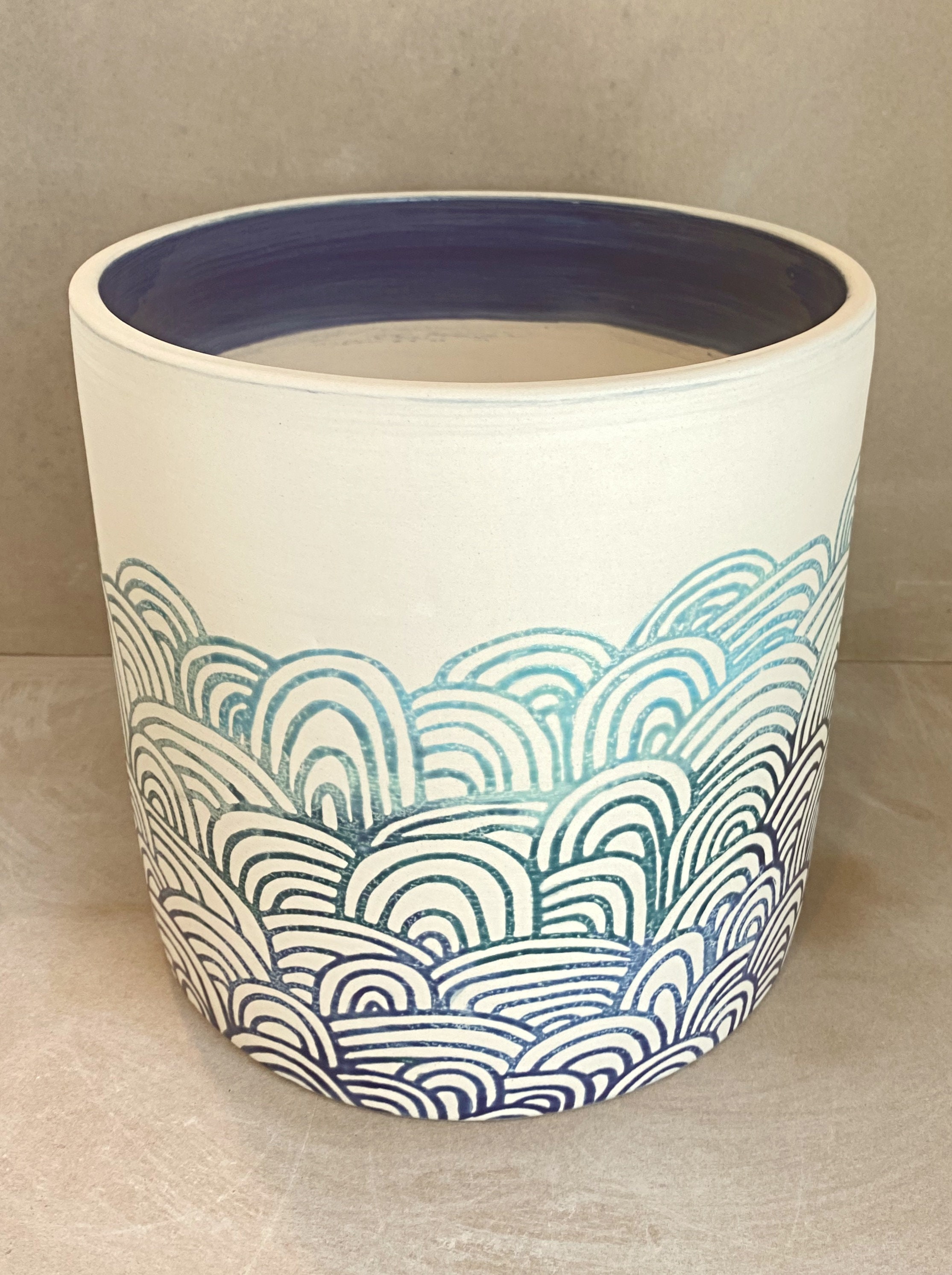 Handmade to order 8 ceramic planter | Etsy