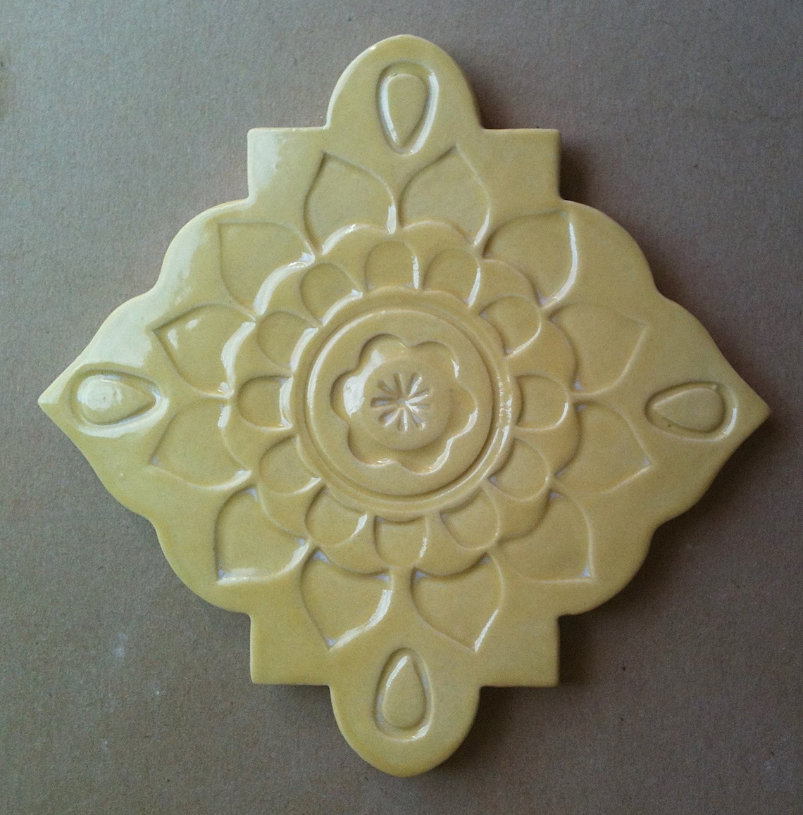 Trivet de cerámica, azulejos de arte, colgante de pared - Etsy México