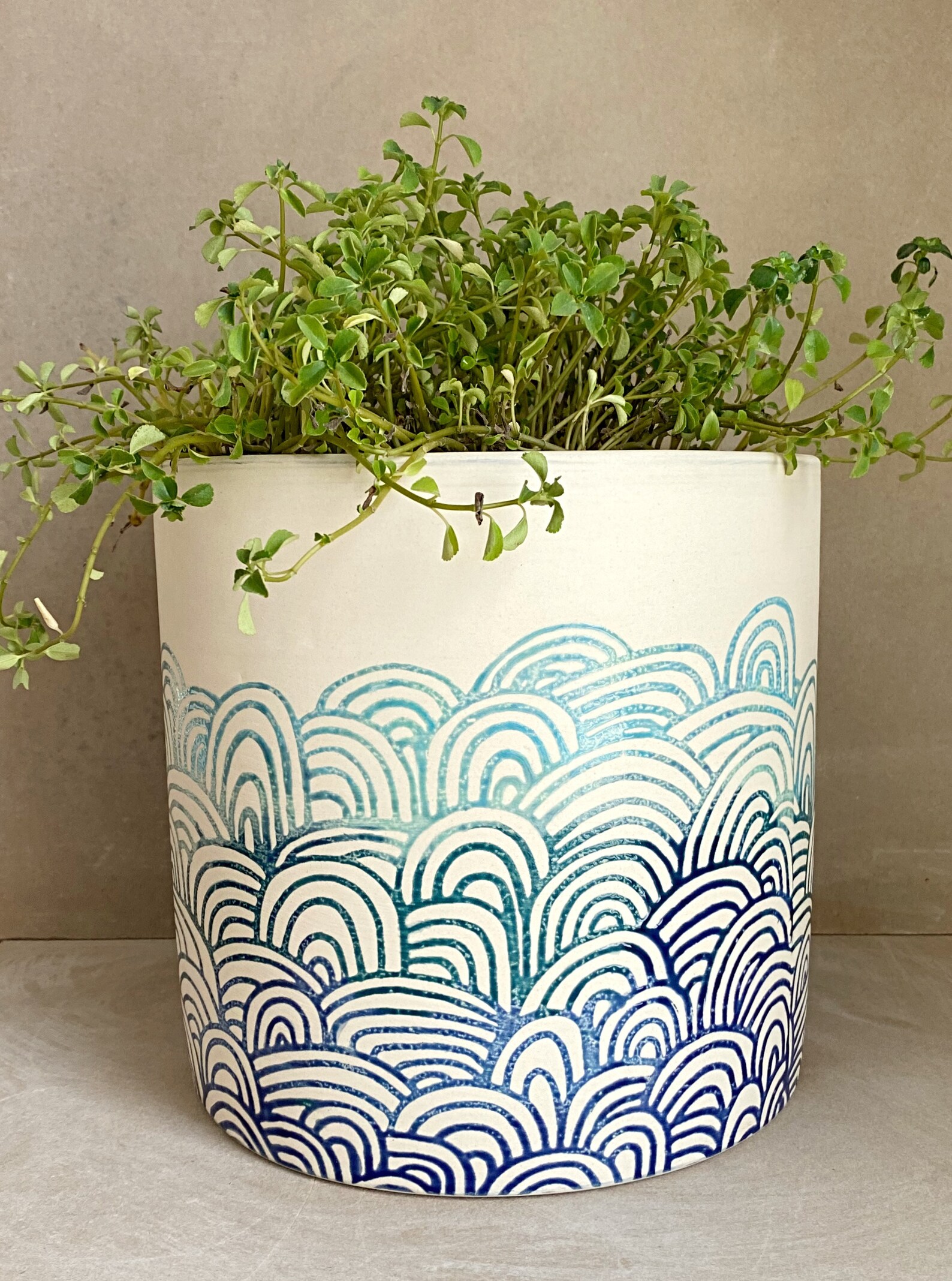 Handmade to order 8 ceramic planter | Etsy