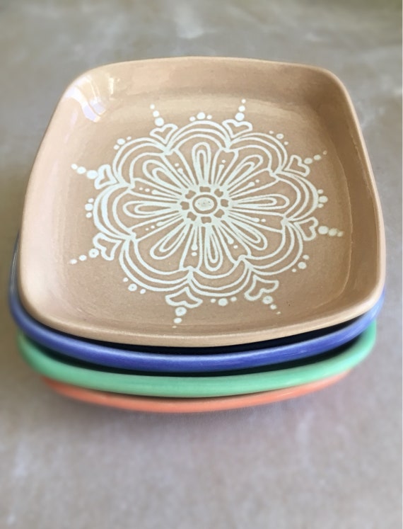 Set of 4 Small Plates | Etsy