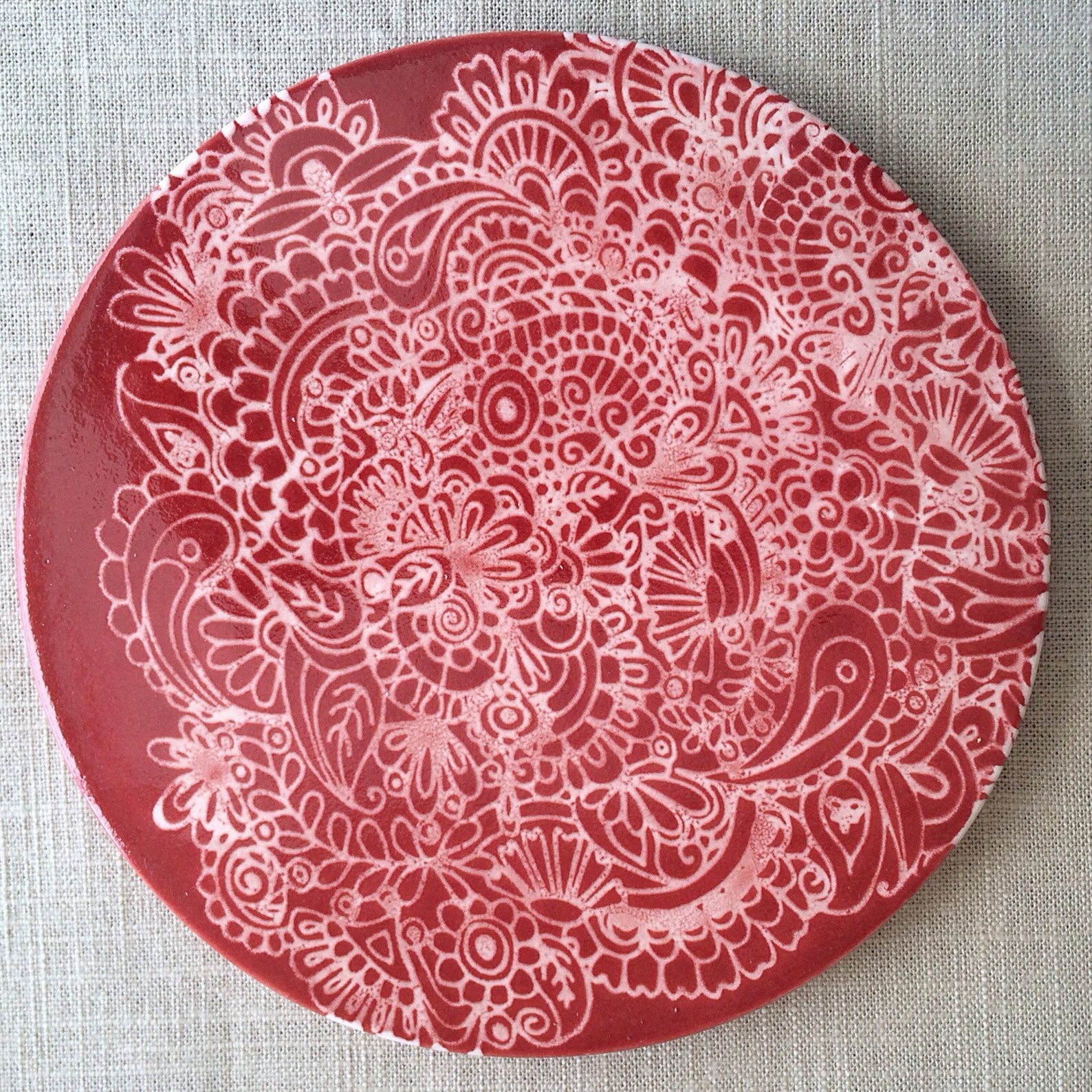 Handmade Ceramic Trivet/hot Plate - Etsy