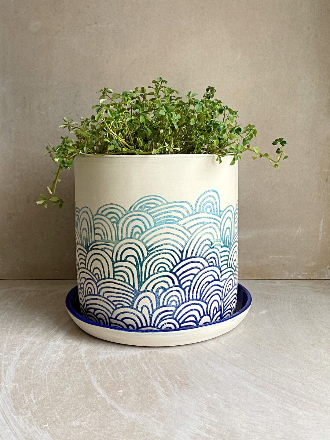 Handmade to Order 8” Ceramic Planter - Etsy