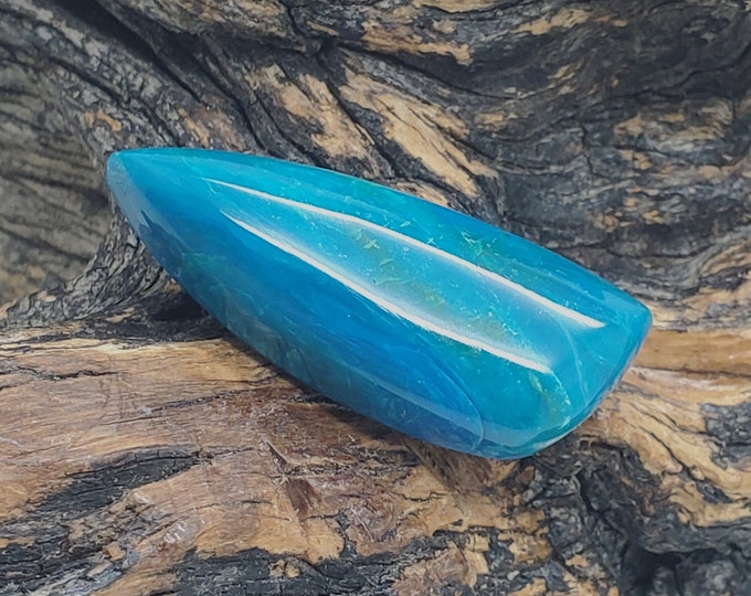 Chilean Electric Blue Opal Collector Cabochon - Etsy