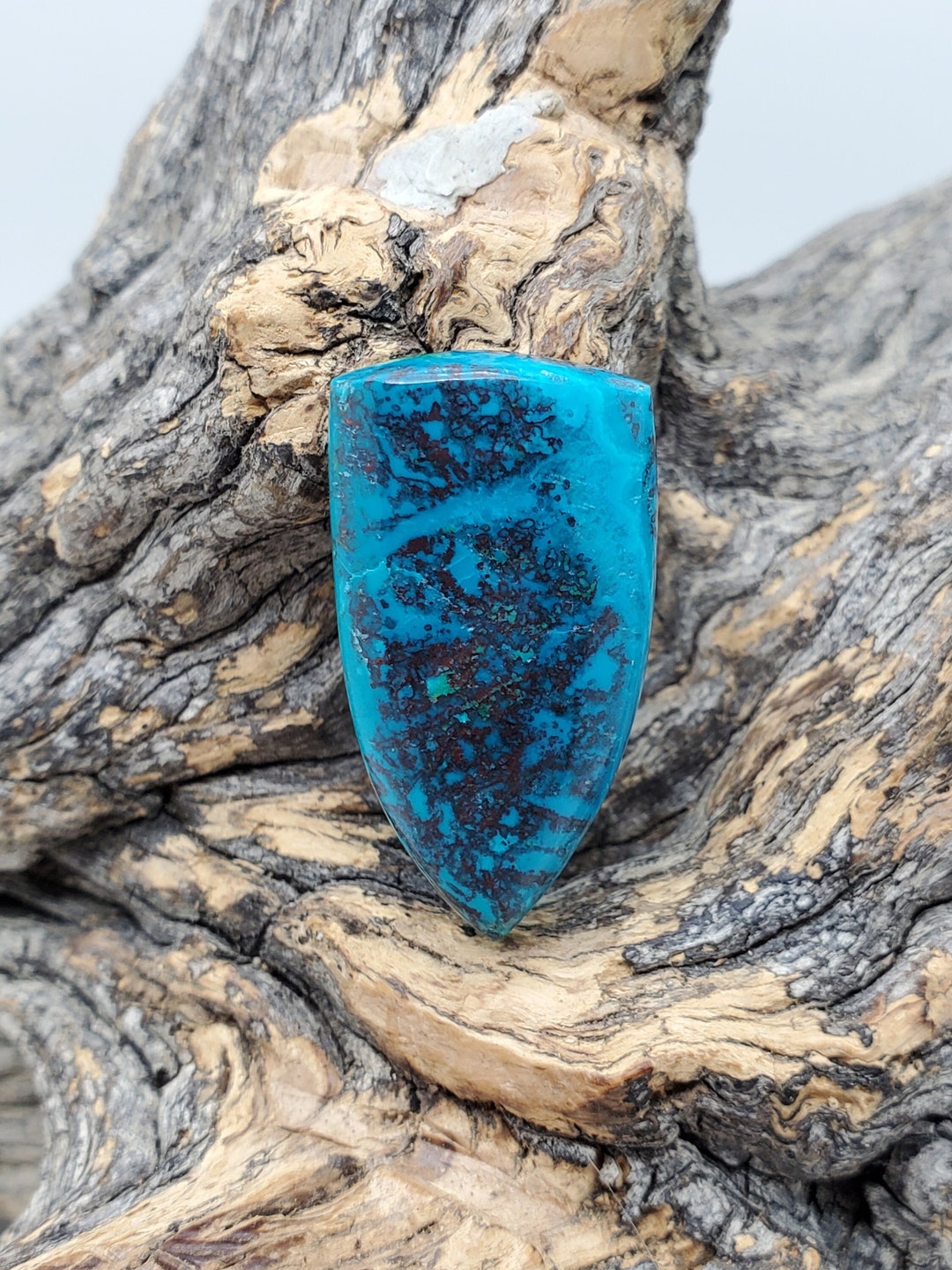 Chrysocolla With Malachite and Cuprite Collector Cabochon - Etsy