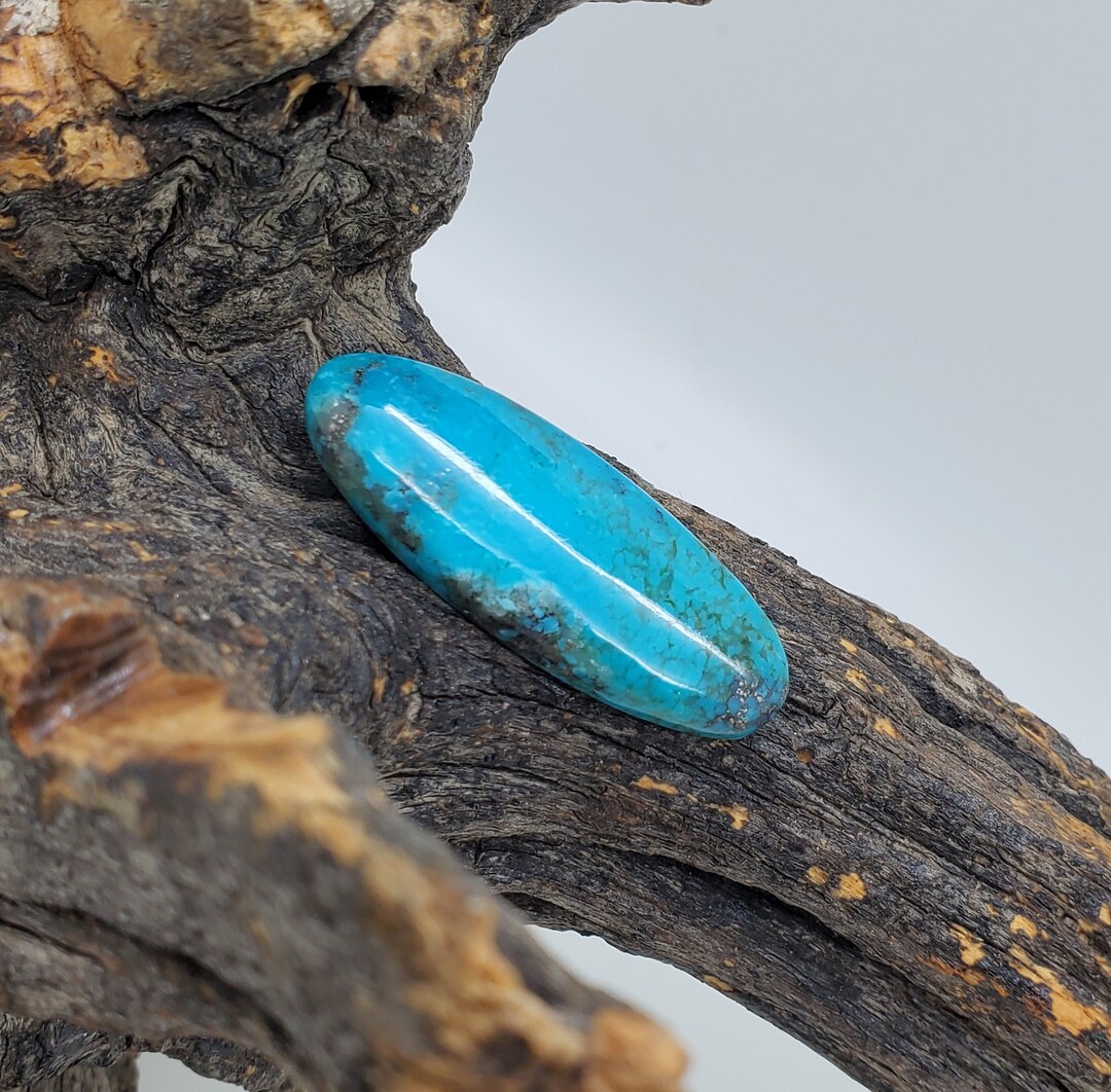 Kingman Turquoise Handmade Designer Cabochon - Etsy
