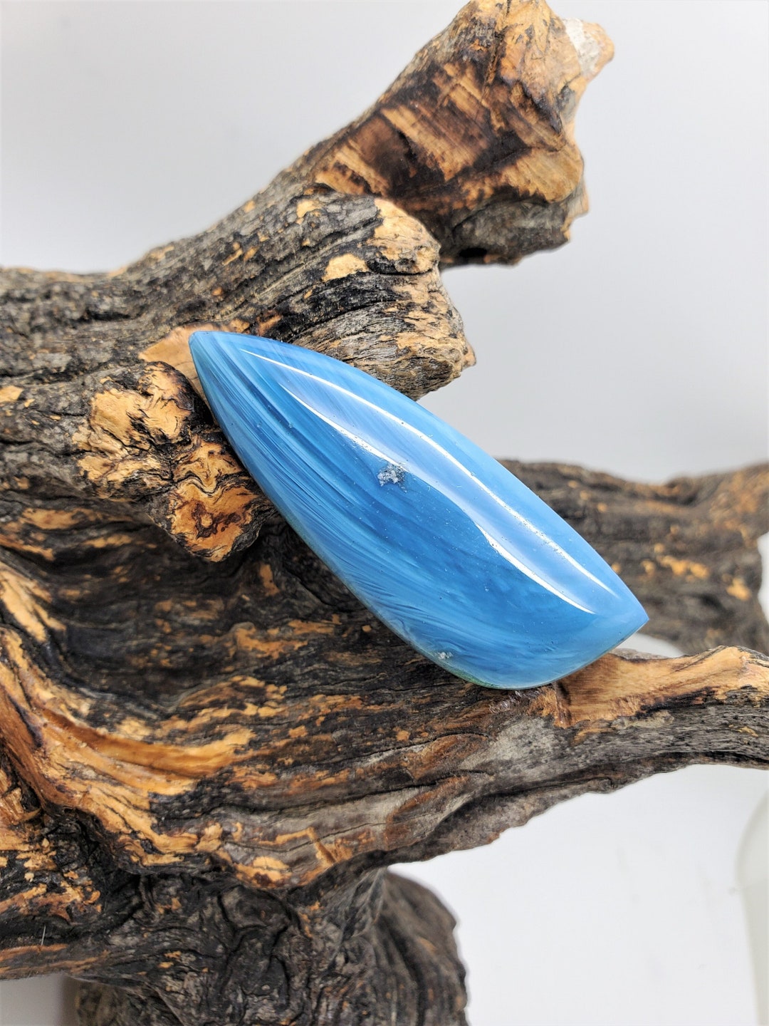 Swedish Blue Iron Glass Slag Handmade Cabochon - Etsy