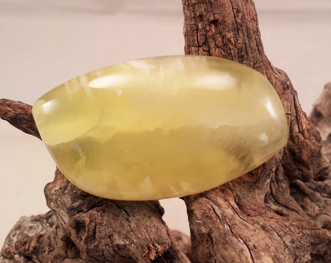 Lemon Yellow Prehnite or Sun Jade Handmade Cabochon - Etsy