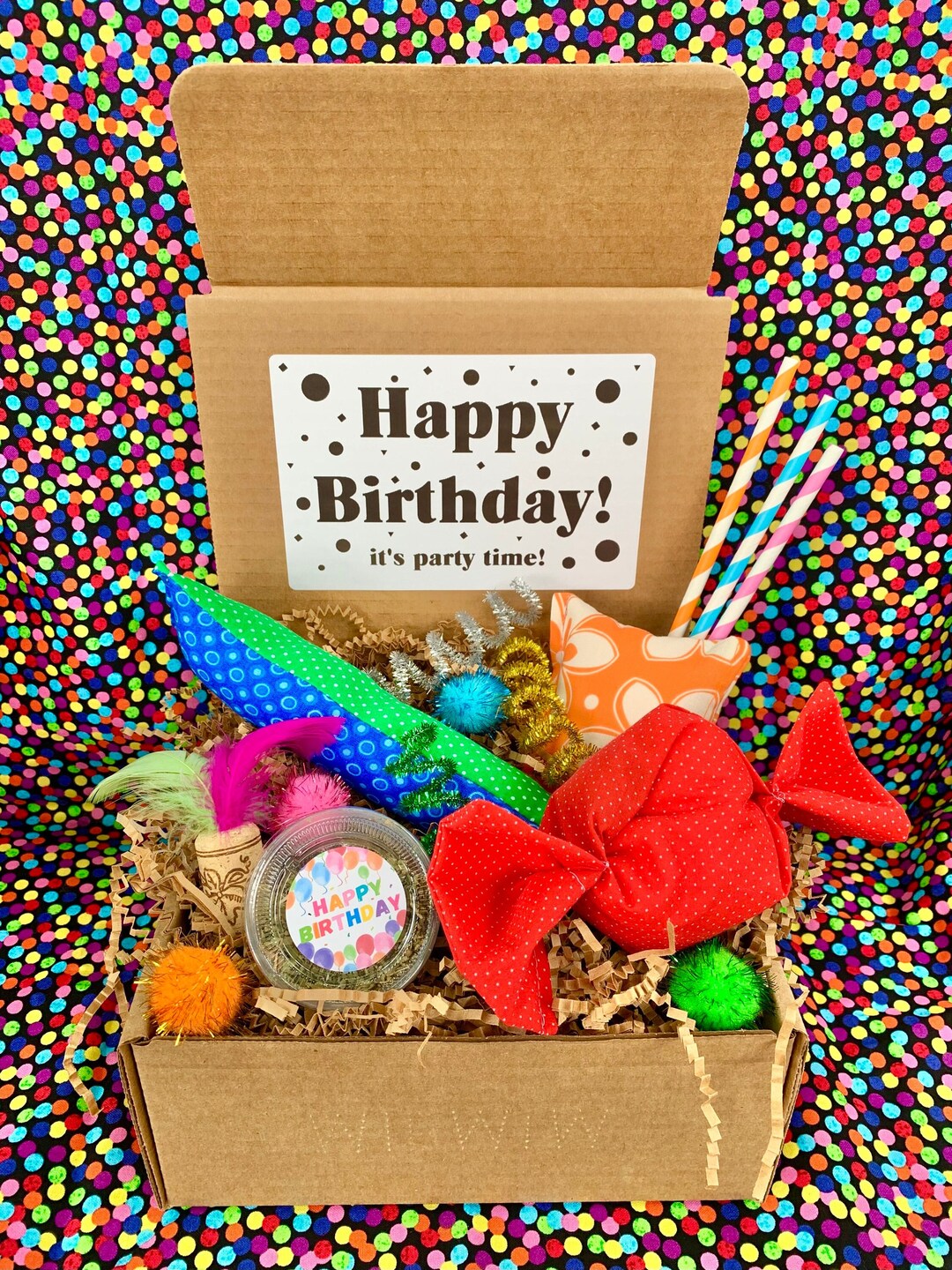 Birthday Cat Toy Gift Box - Etsy