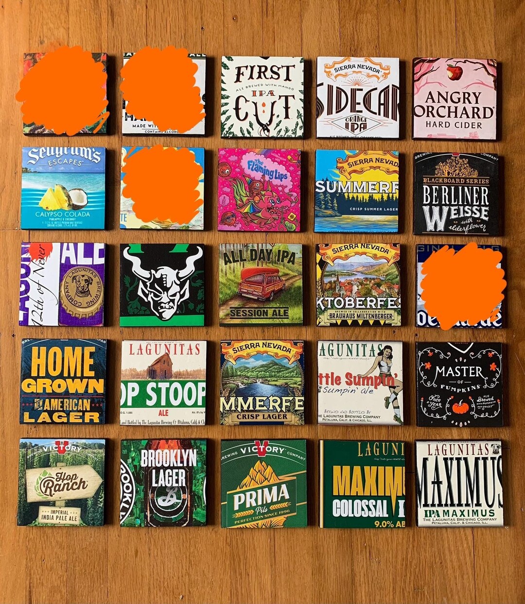 Beer Coaster Set, Coaster Set for Guys, Man Cave Gift, Housewarming ...