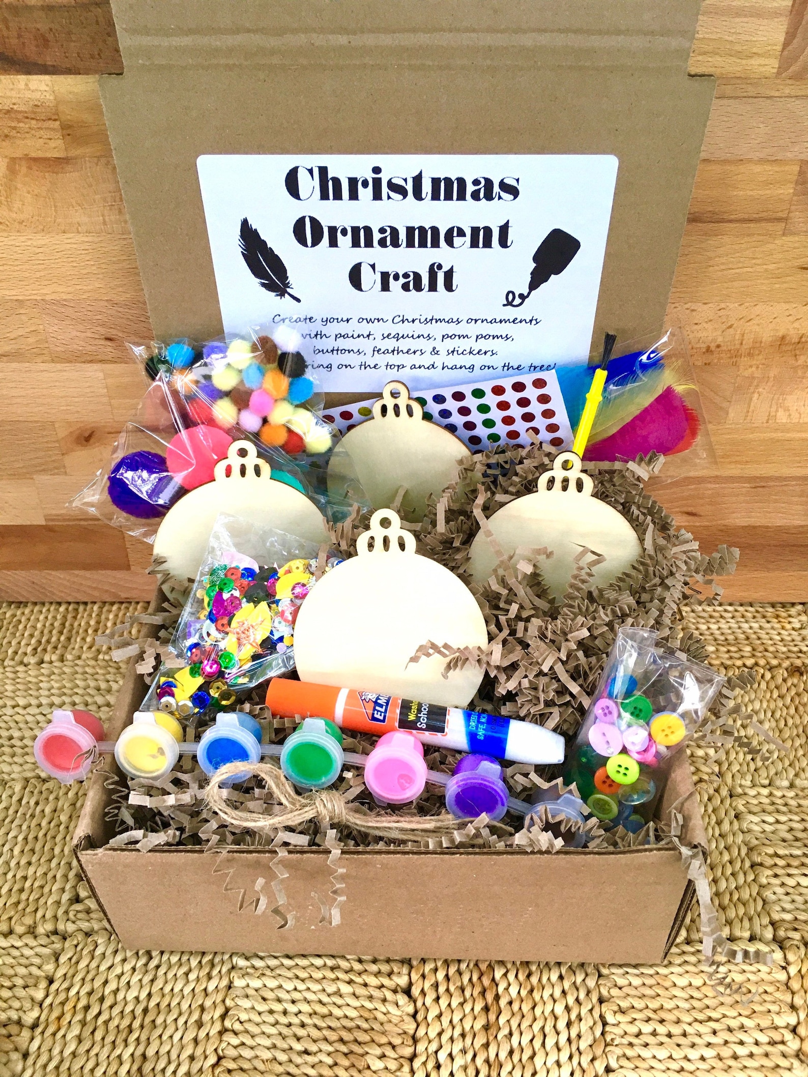 Christmas Ornament Craft Kit - Etsy