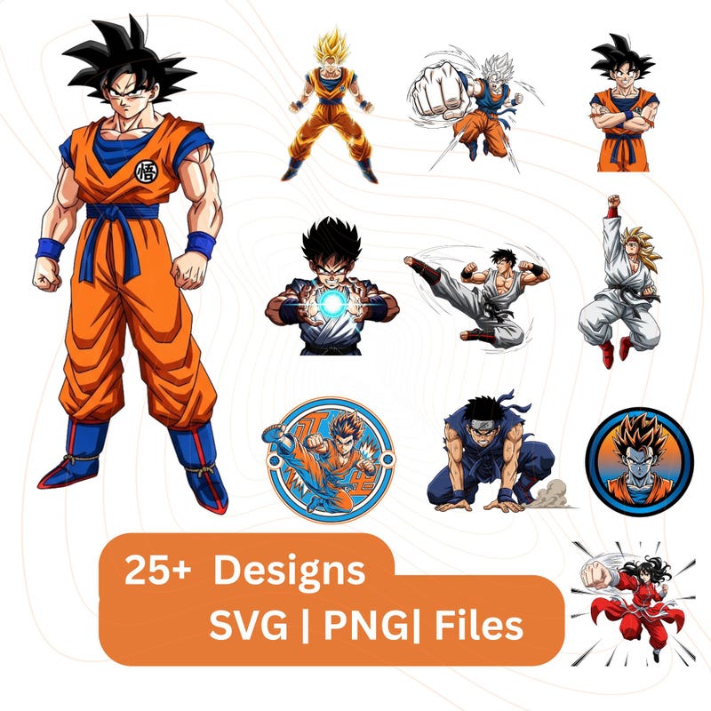 Calcomanía goku - Etsy México
