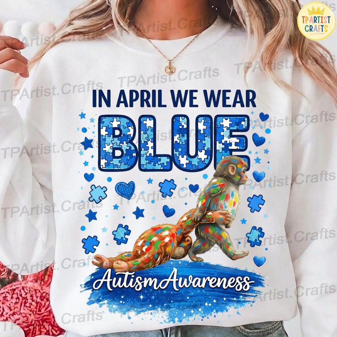 HOT 2026 TREND!!! in April We Wear Blue Png, Autism Mama Png, Autism ...