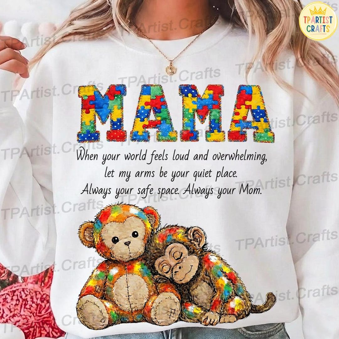 HOT 2026 TREND!!! Autism Mama PNG, Autism Mom Png, Autism Punch Monkey ...