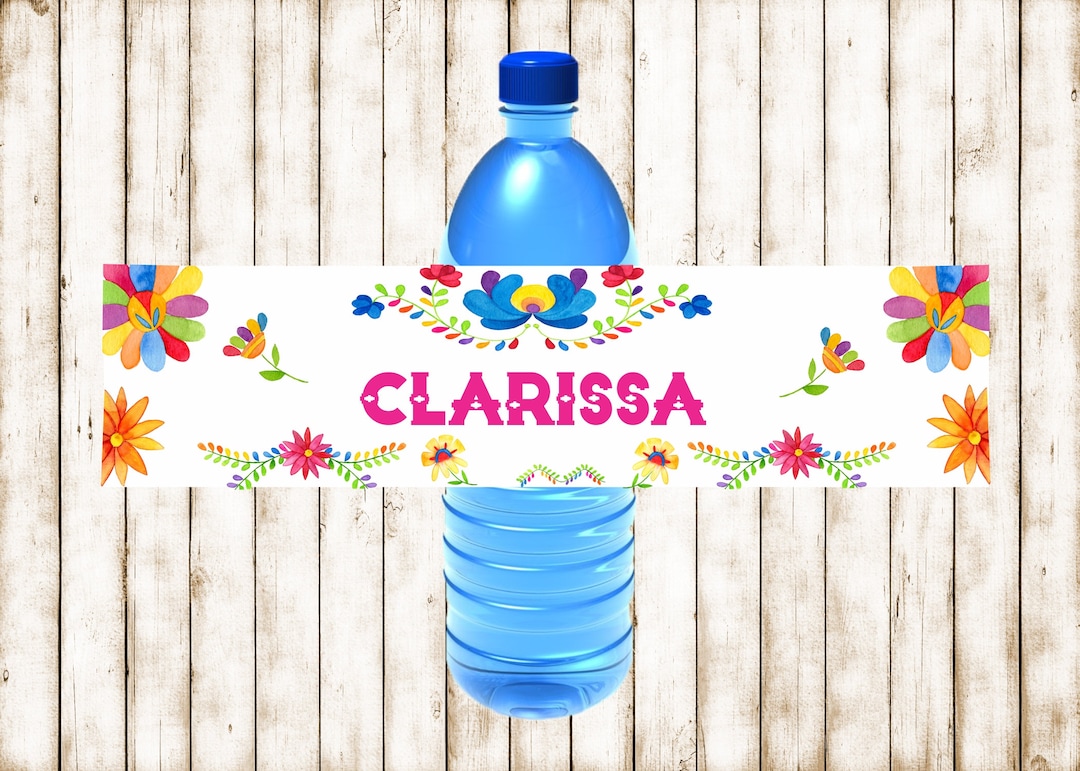 Mexican Water Bottle Labels - Etsy