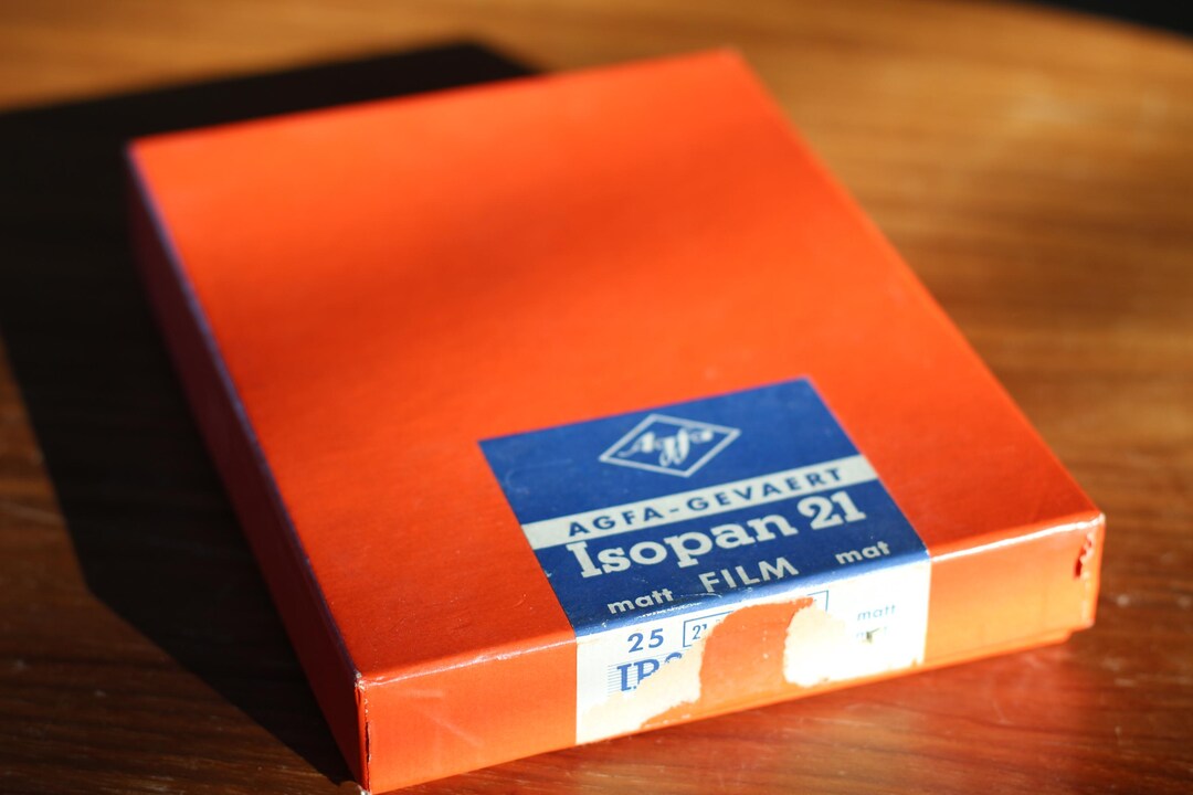 Agfa Gevaert Isopan 21 Matt Sheet Film – 17 Sheets in Box - Etsy