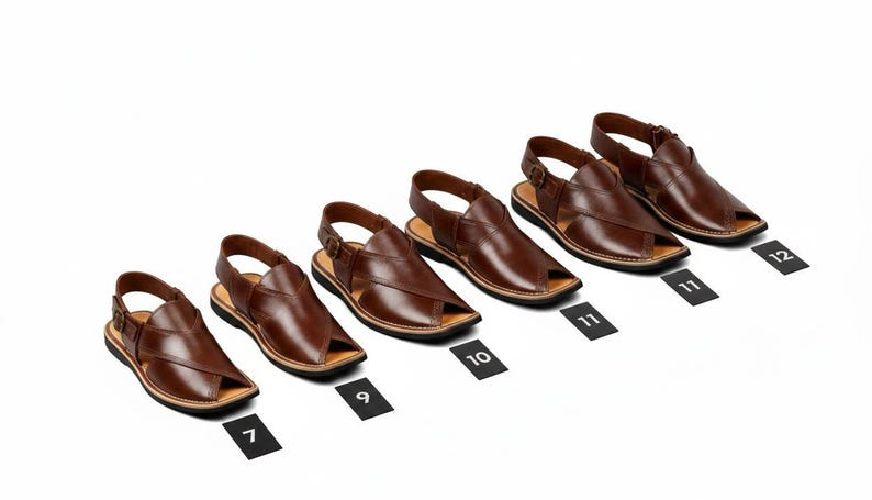 Handmade Peshawari Chappal for Men Genuine Leather Pakistani Sandals ...