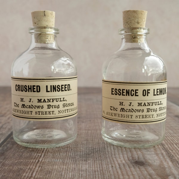 Apothecary Bottles - Etsy