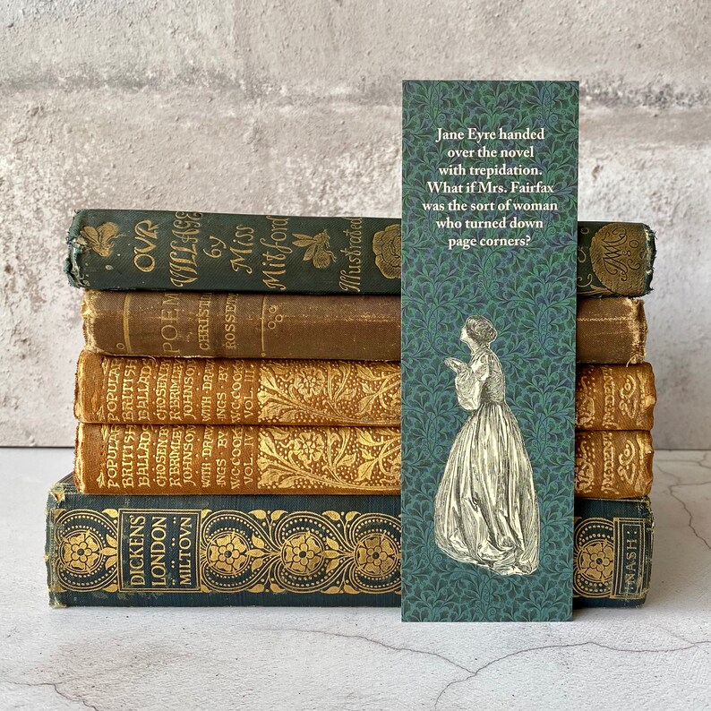 Book Lender Humour Bookmark Jane Eyre Charlotte Brontë - Etsy