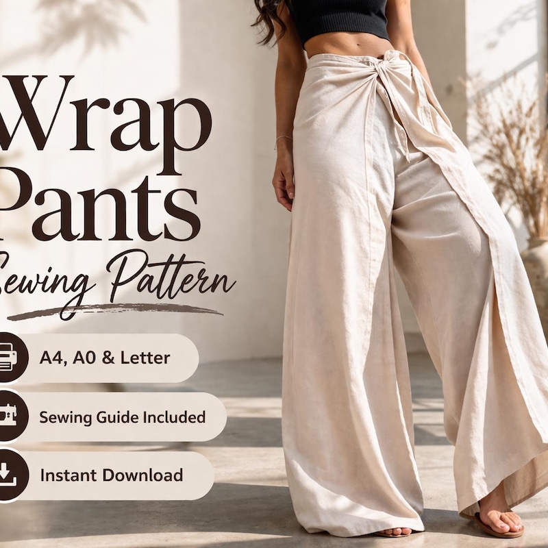 Wrap Pants - Etsy